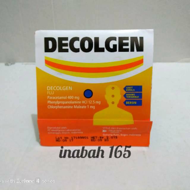 Jual Decolgen tab per-strip isi 4 tablet | Shopee Indonesia