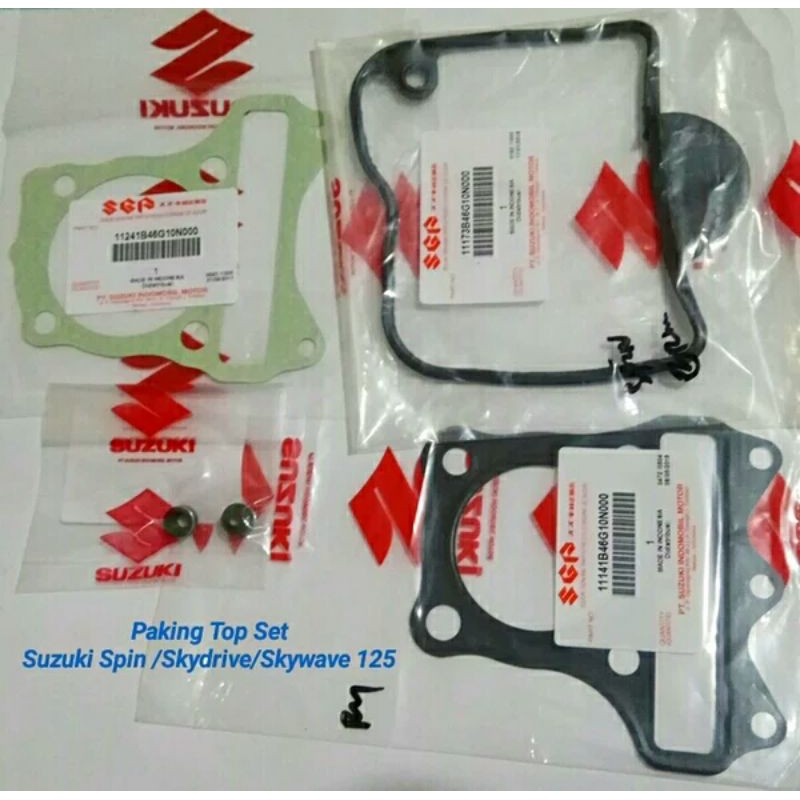 Jual Paking Top set suzuki Spin 125/Skywave/Skydrive 125 asli ori SGP | Shopee Indonesia