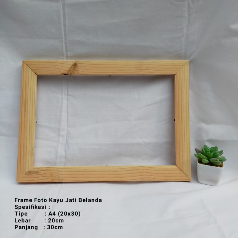 Jual bingkai foto kayu / bingkai foto unik frame kayu a4 20x30 | Shopee Indonesia