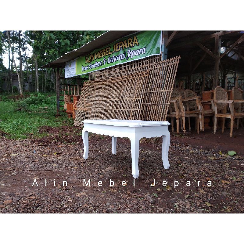 Jual Meja akad lesehan finishing putih , duco white , meja pernikahan ...