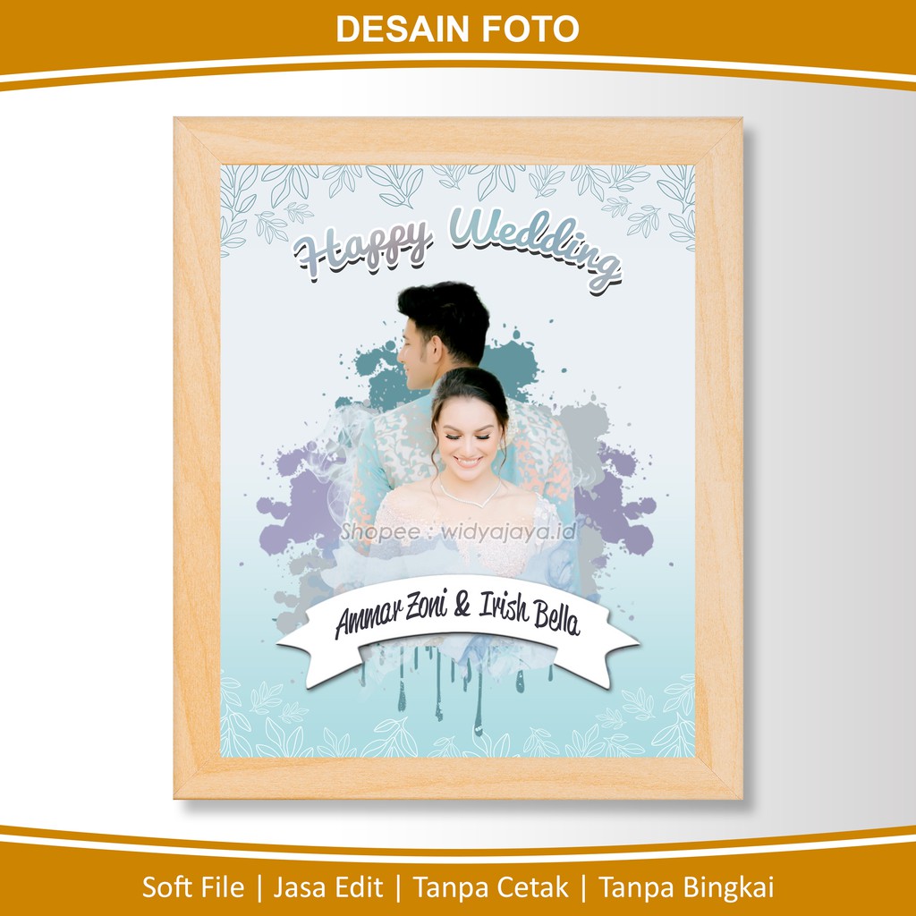 Desain Foto/Kado Foto Custom Soft File/Kado Pernikahan/Kado Ulang Tahun ...