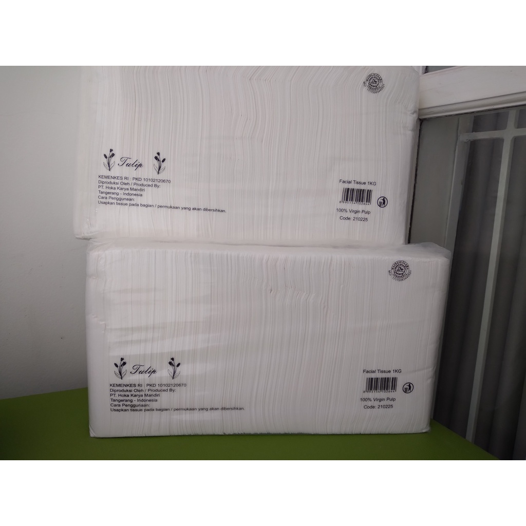 Jual Facial Tissue 1 Kg/Tissue Tulip 2 lembar 1 kg/tissue lembut dan ...