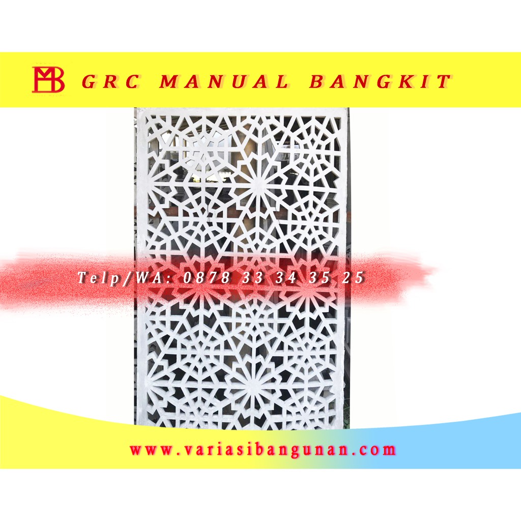 Jual Krawangan GRC Masjid Corak Bunga | Shopee Indonesia