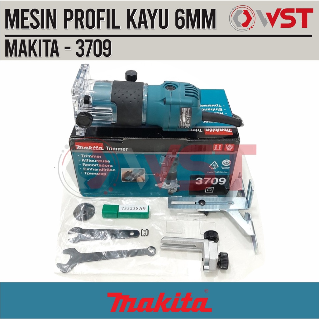 Jual Mesin Profil 6mm MAKITA 3709 - Router Trimmer Kayu makita ...