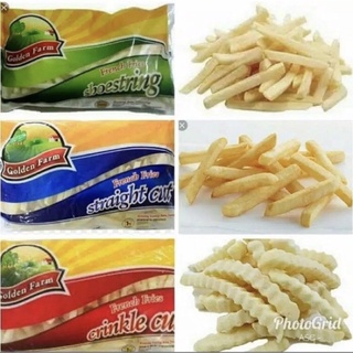 Jual Golden Farm French Fries Shoestring, Straight Cut dan Crinkle Cut 1kg Kentang Goreng Murah ...