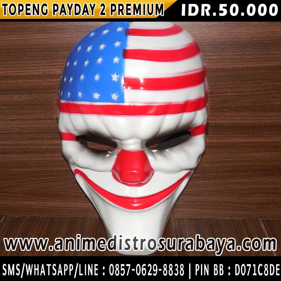 Jual Topeng Payday 2 Dallas Amerika | Shopee Indonesia