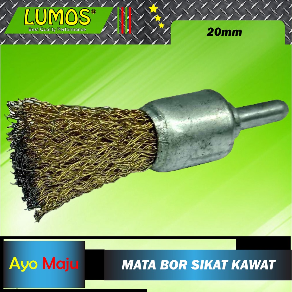 Jual Mata Bor Sikat Kawat 20 MM wire End Brush | Shopee Indonesia