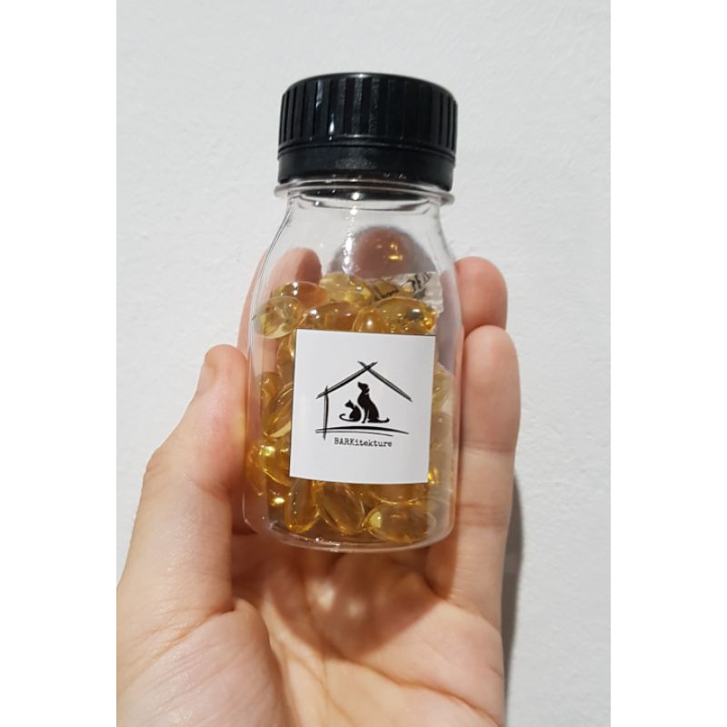 Jual Fish Oil 60 Capsul Minyak Ikan Omega 3 untuk Kucing dan Anjing ...