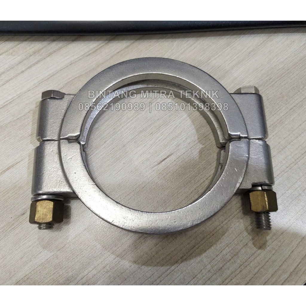 Jual TRI CLAMP SANITARY HIGH PRESSURE SS304 3 INCH Indonesia|Shopee ...