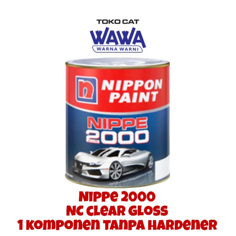 Jual cat duco nippe 2000 nippon paint NC Clear gloss tanpa hardener 1 kg | Shopee Indonesia