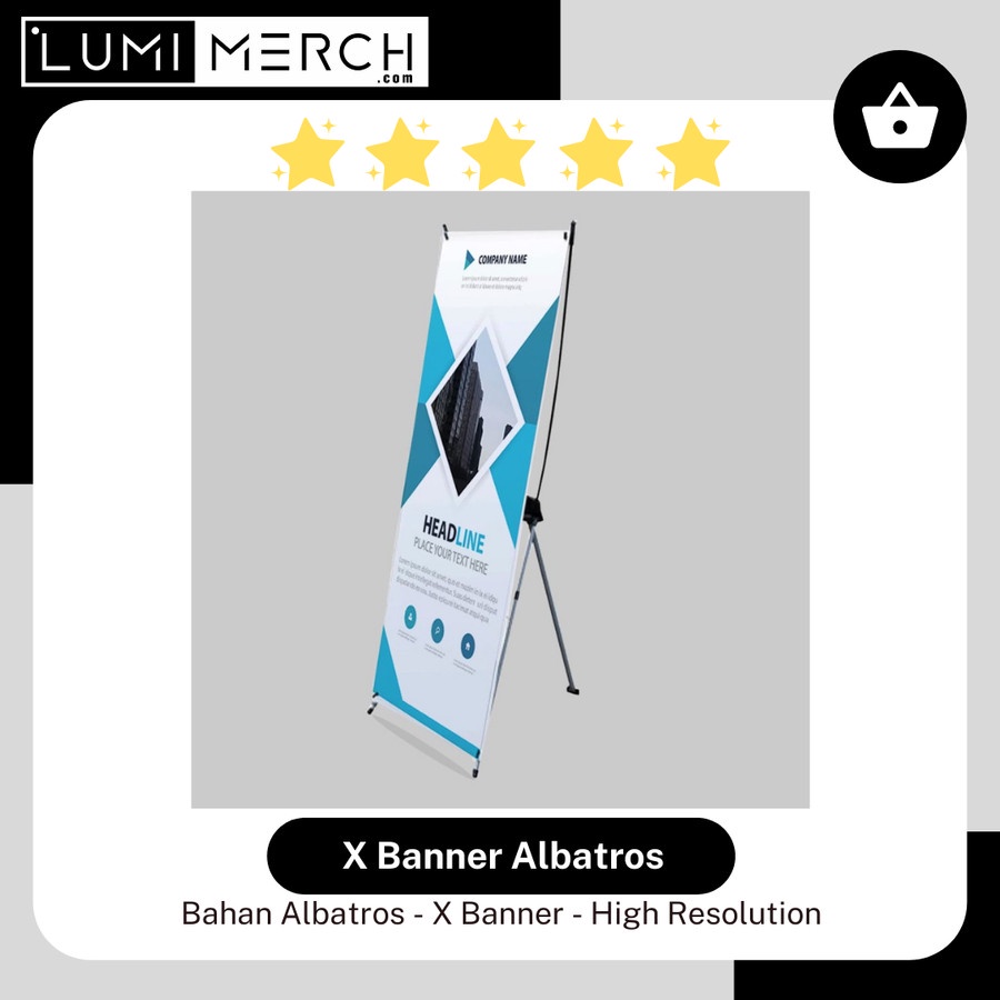 Jual X Banner Albatros 60cm x 160cm | Shopee Indonesia
