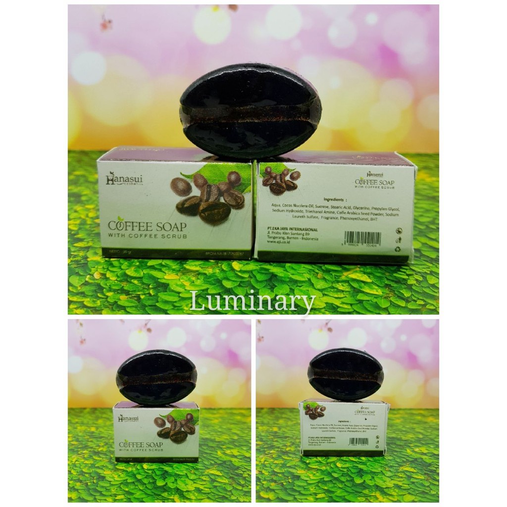 Hanasui Coffee Soap / Sabun Kopi with Coffee Scrub / 40gr / Original ...