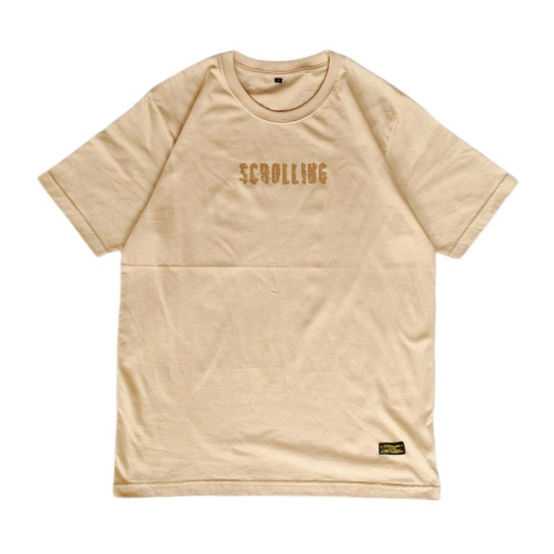 Jual Baju Scrolling Cream/ Baju Cream/ Baju Scrolling/ Baju Pria/ Baju ...