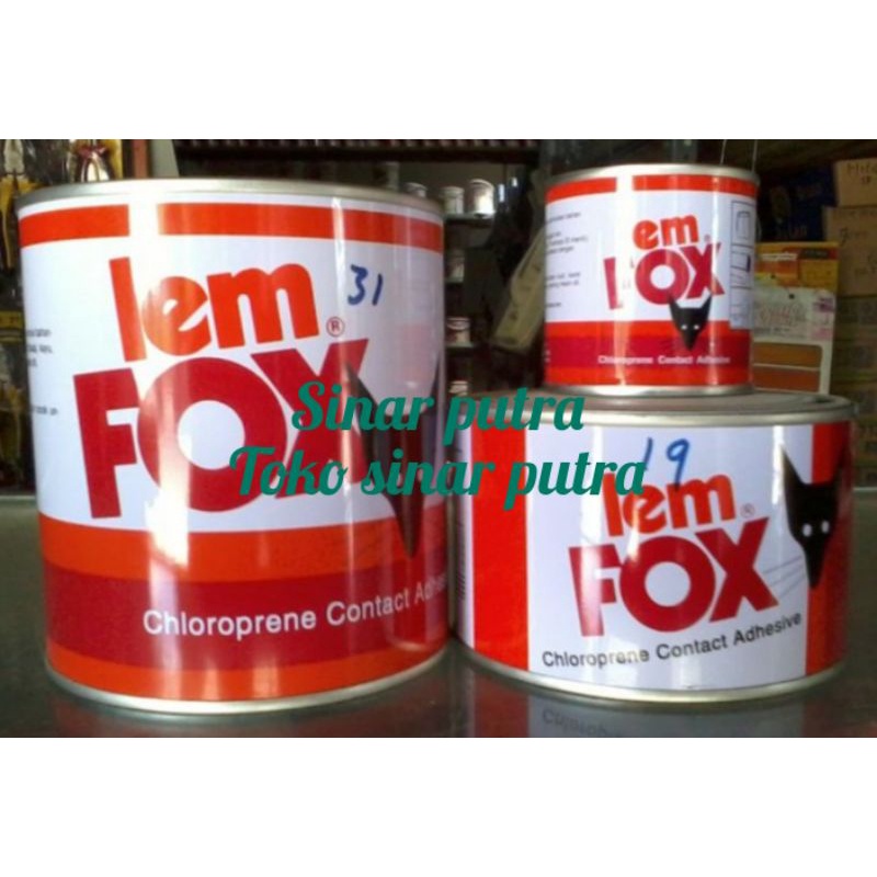 Jual Lem Fox kuning kemasan kaleng ( 70gr-300gr-600gr ) | Shopee Indonesia