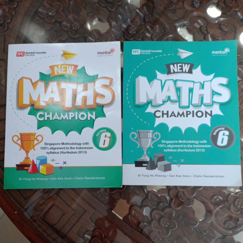 Jual PAKET New Maths Champion Textbook Workbook Mentari Bookstore ...