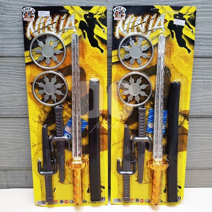 Jual Mainan Pedang Ninja Set 3in1 Samurai - Mainan Anak Laki Indonesia ...