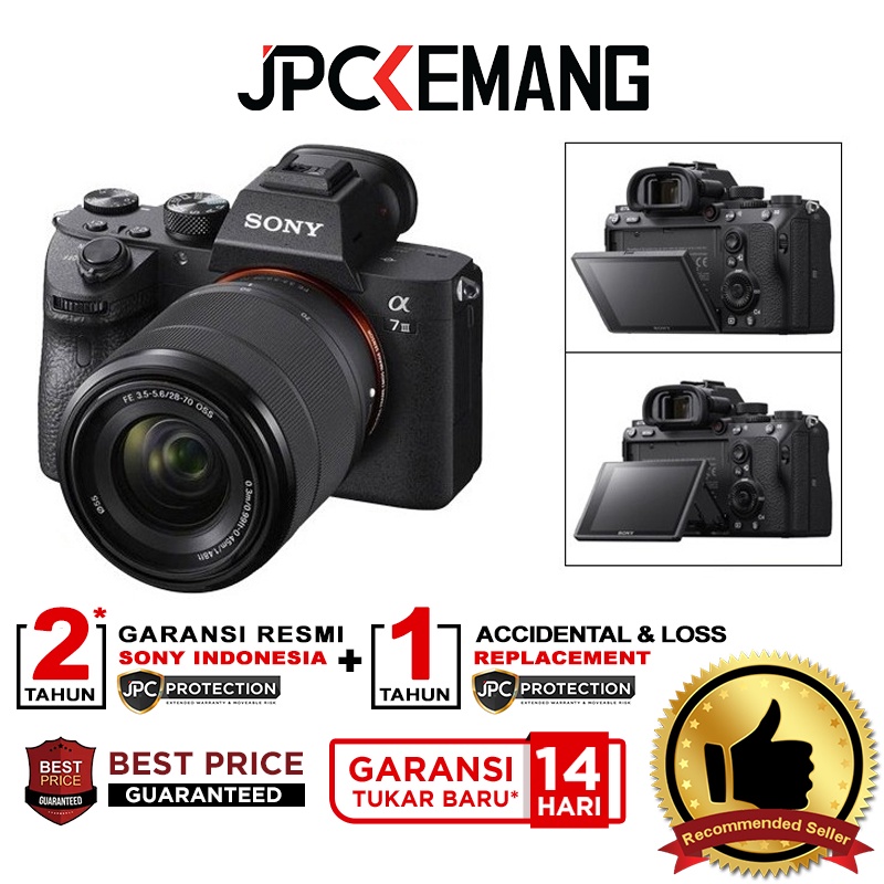 Jual Sony A7III Sony Alpha A7 III Kit FE 28-70mm Garansi Resmi | Shopee ...