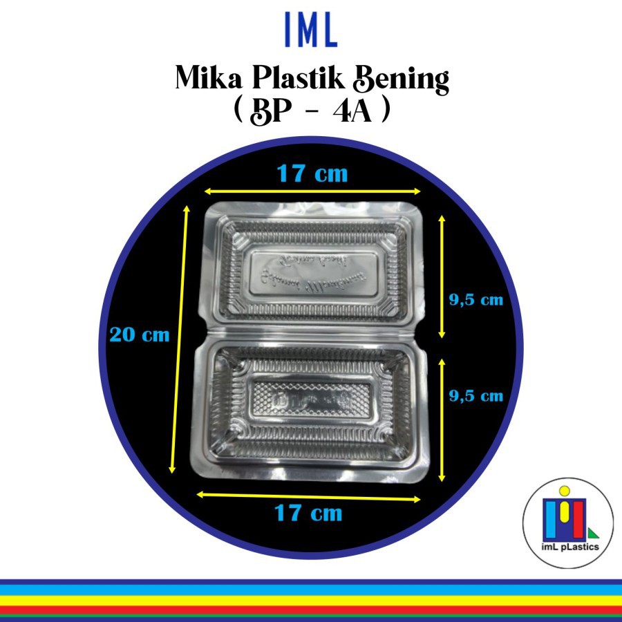 Jual Plastik Mika BP 4A / Bungkus Makanan / Kebutuhan Cathering - 100 ...