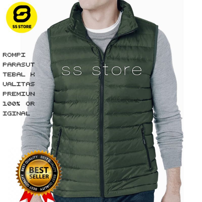 Jual ROMPI MOTOR/ ROMPI PARASUT PRIA WARNA HIJAU ARMY Indonesia|Shopee ...