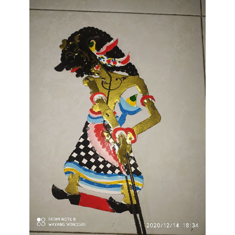 Jual kerajinan tangan wayang kulit kertas DEWA RUCI 30cm | Shopee Indonesia