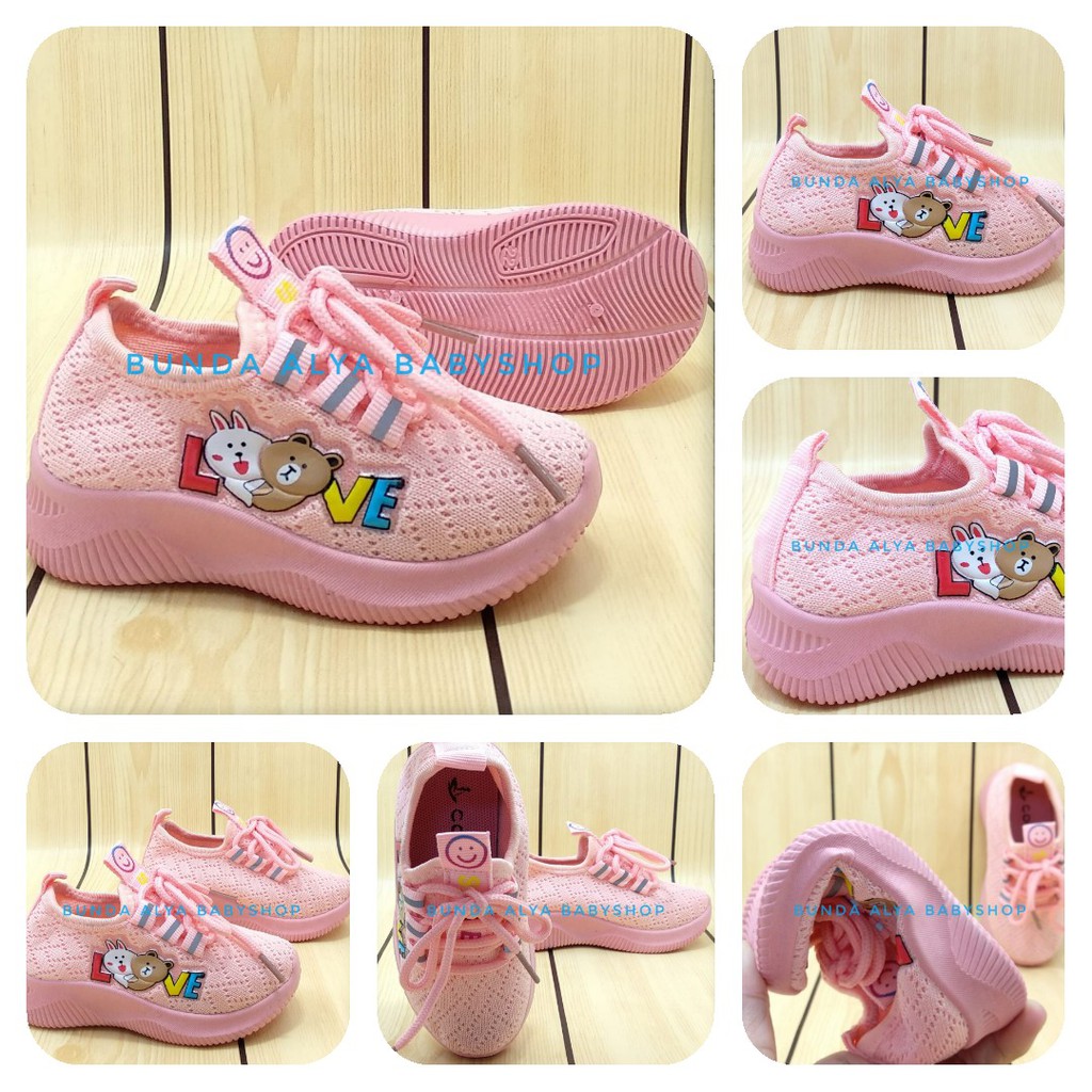 Jual Sepatu Anak Perempuan IMPORT Usia 2 3 Tahun Elastis - Sepatu Anak ...