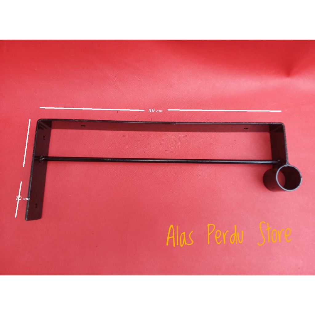 Jual Besi siku rak penyangga rak kayu ambalan gantungan baju | Shopee ...