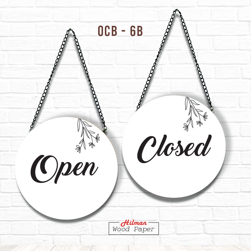 Jual Sign Open close papan nama buka tutup toko hiasan dinding DEKORASI ...