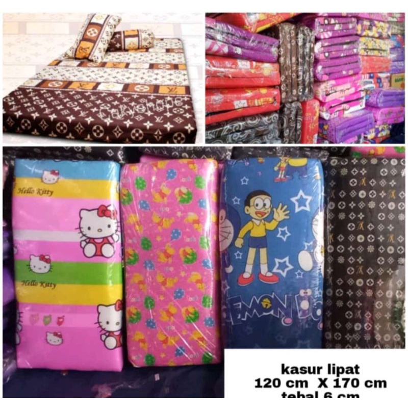 Jual Kasur Spon Lipat 110 x 150 x 5 cm | Shopee Indonesia