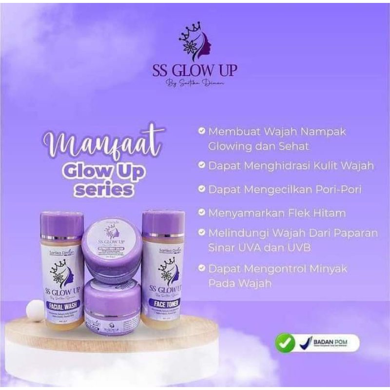 Jual SS GLOW UP SARTIKA DIMAN SKINCARE ORI FREE KAPAS WAJAH | Shopee ...