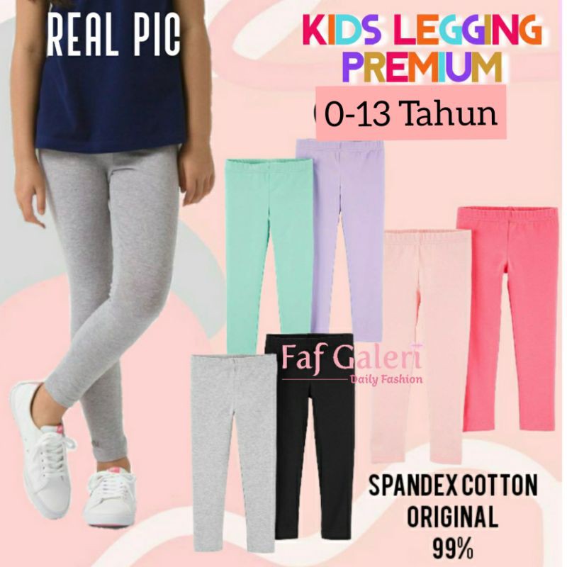 Jual LEGGING ANAK POLOS 0-13 TAHUN BAHAN KAOS KATUN Indonesia|Shopee ...