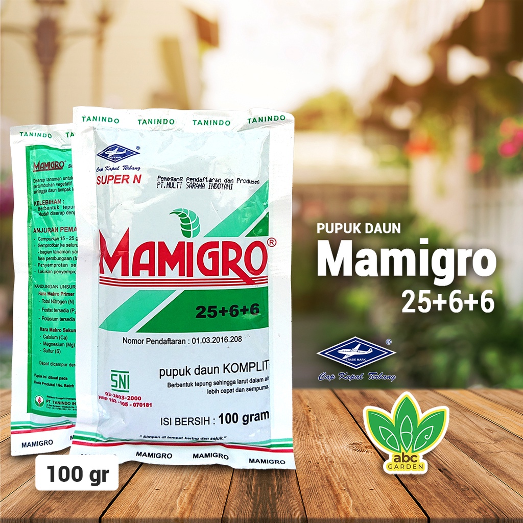 Jual [100gram] Mamigro Hijau Super N 25-6-6 - Pupuk Daun | Shopee Indonesia