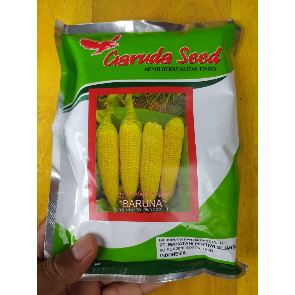 Jual BENIH JAGUNG MANIS UNGGUL BARUNA ISI 250 GRAM CAP GARUDA SEED ...