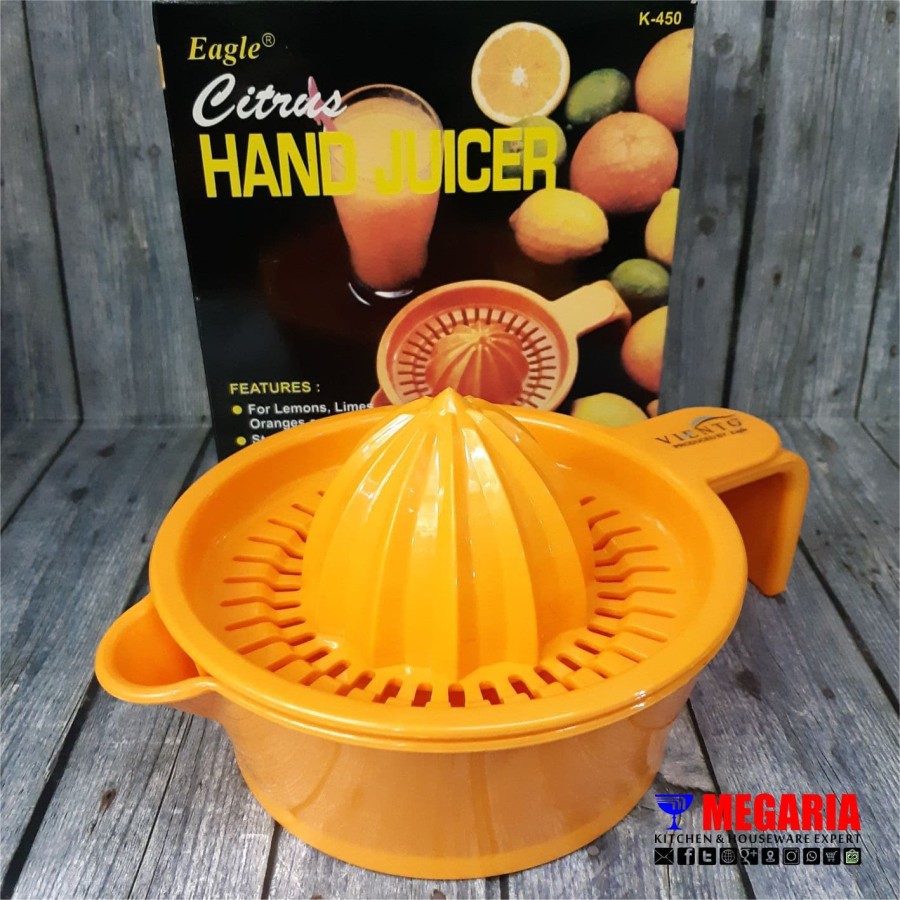 Jual Peresan Jeruk EAGLE K-450 / Cytrus Hand Juicer Plastik | Shopee ...