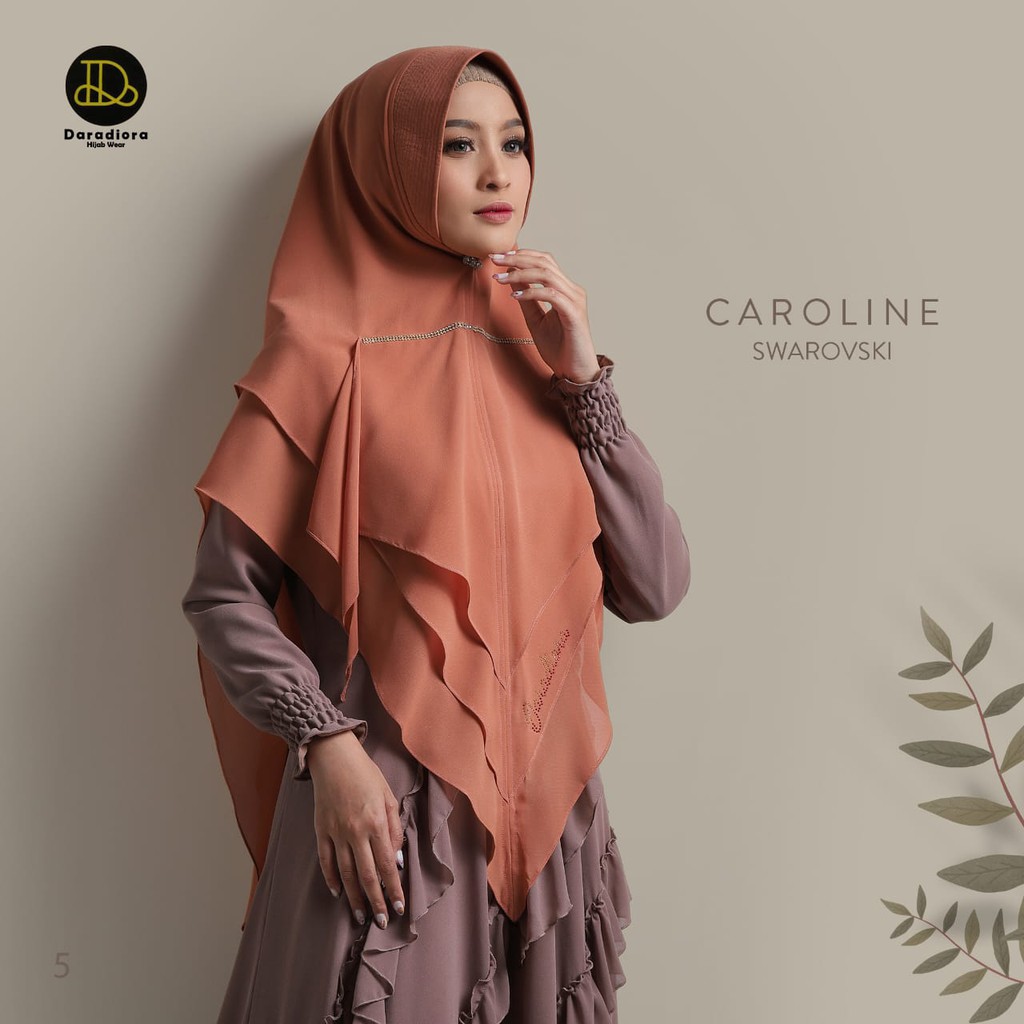 Jual Jilbab Syari Khimar Caroline Swaroski Ori Daradiora BY QOID ...