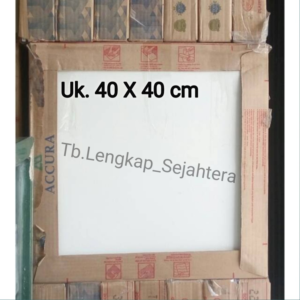 Jual Keramik Mulia ACCURA KW 1 40x40 Cm Putih Polos Per Dus Shopee
