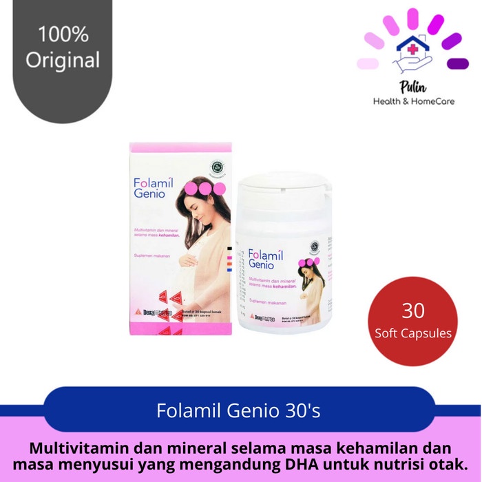 Jual Ibu Hamil - Folamil Genio 30 Kapsul / Suplemen / Vitamin Ibu Hamil ... Jual Ibu Hamil - Folamil Genio 30 Kapsul / Suplemen / Vitamin Ibu Hamil ...