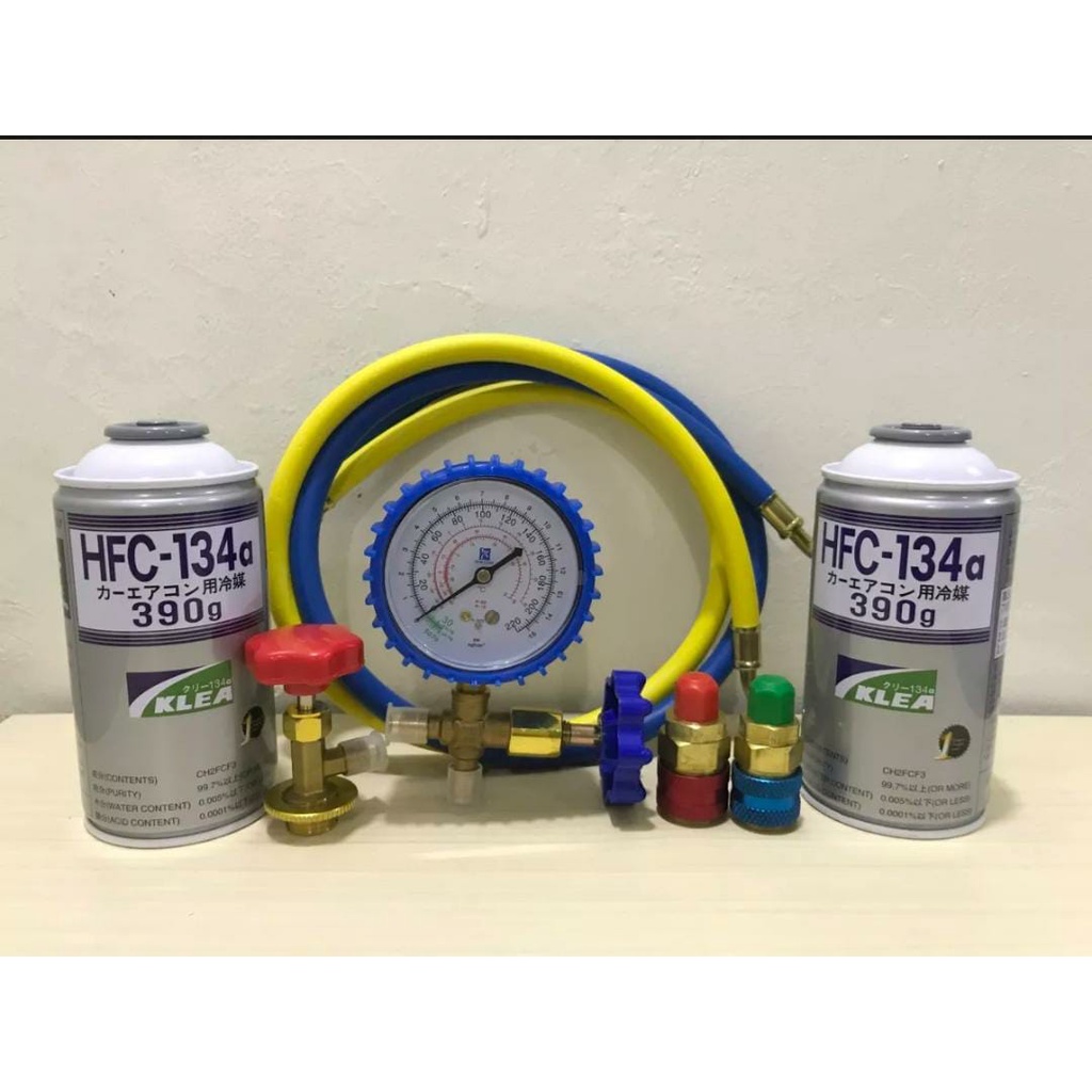 Jual Paket isi freon AC mobil dan kulkas Freon Kaleng HFC 134a 2pc ...