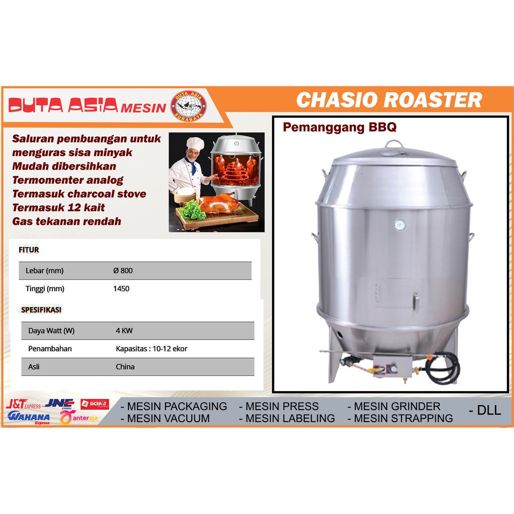 Jual MESIN GAS DUCK/ CHASIO ROASTER | Shopee Indonesia