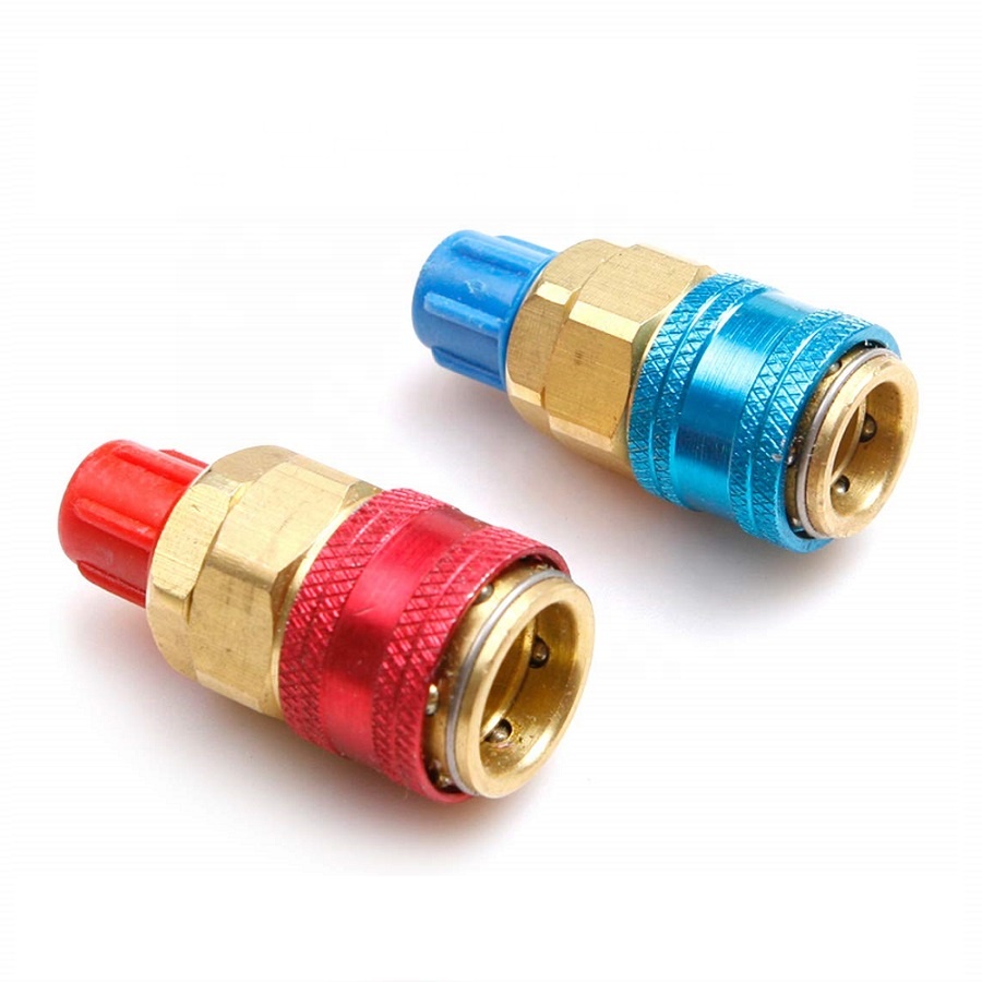 Jual QUICK COUPLER FREON MOBIL R134A ADAPTER NEPEL | Quick Coupler ...