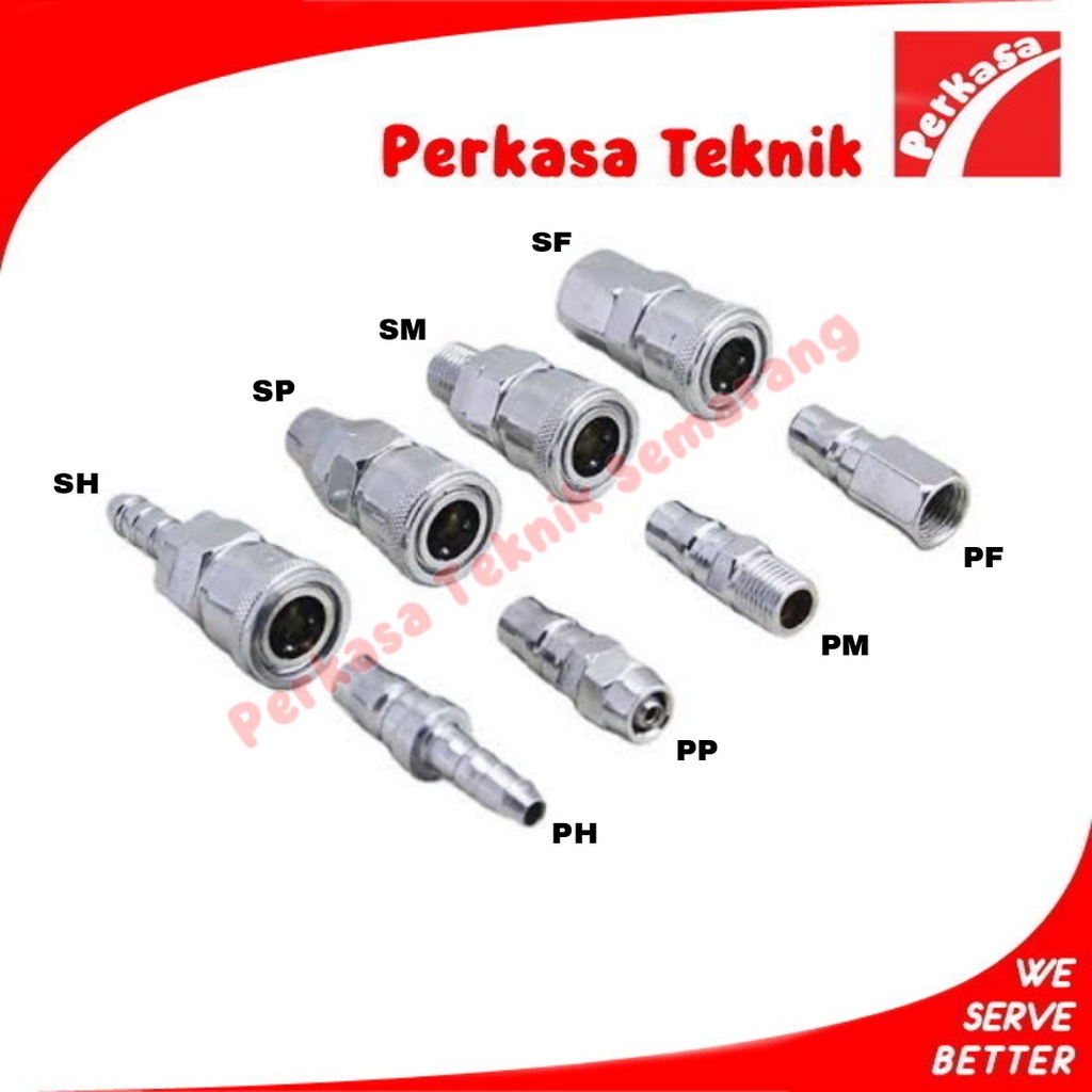 Jual Coupler Compresor Sambungan Selang Angin Kompresor | Shopee Indonesia