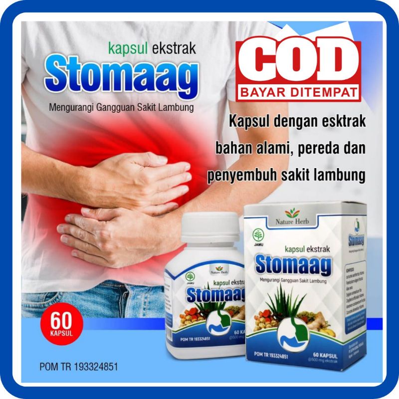 Jual STOMAAG Kapsul Stomagh Stomaagh Obat Herbal Asam Lambung Sakit ...