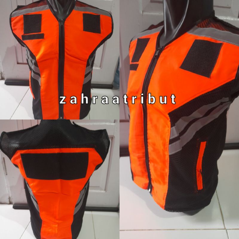 Jual Rompi Proyek Orange,Rompi Touring,Rompi Kerja | Shopee Indonesia