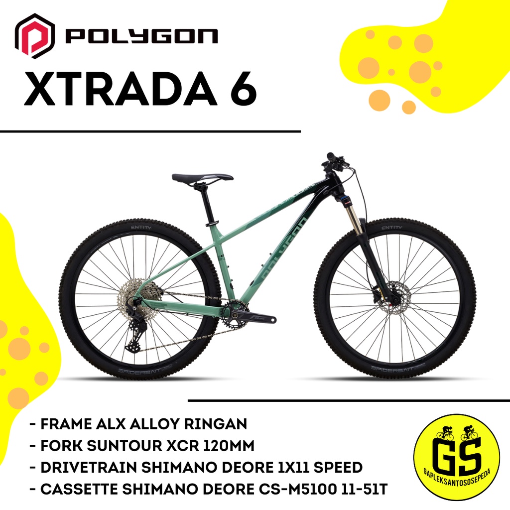 Jual Sepeda Gunung MTB Polygon Xtrada 6 | Shopee Indonesia