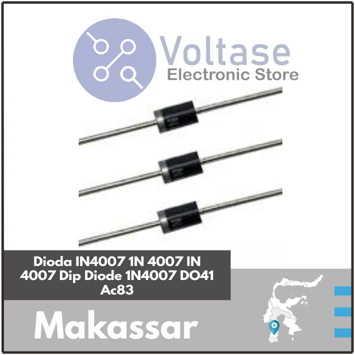 Jual Dioda IN4007 1N 4007 IN 4007 Dip Diode 1N4007 DO41 AC83 | Shopee ...