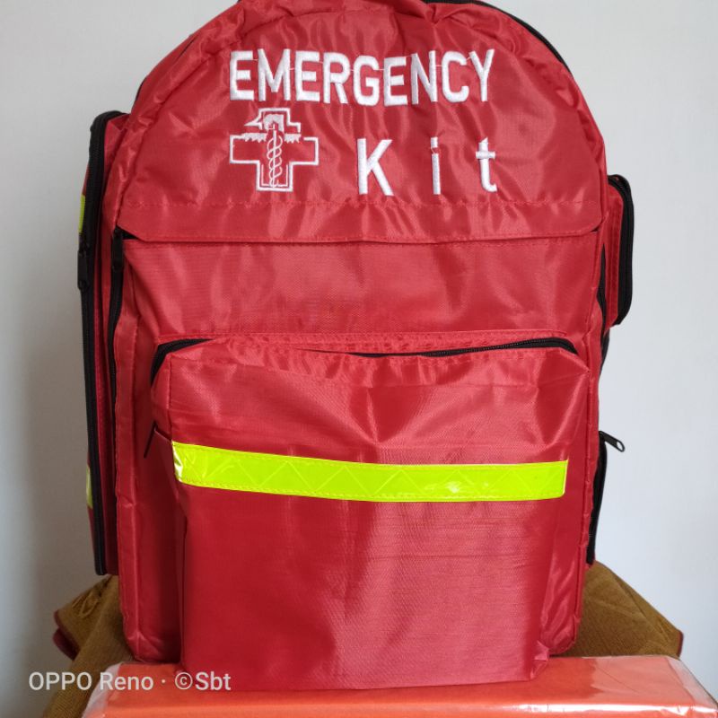Jual Tas Emergency Kit - Tas P3K - Tas merah Emergency | Shopee Indonesia