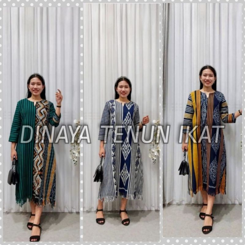 Jual PILIHAN DRES TENUN ETNIK JEPARA - TUNIK TENUN - BAJU TENUN - ATASAN TENUN | Shopee Indonesia