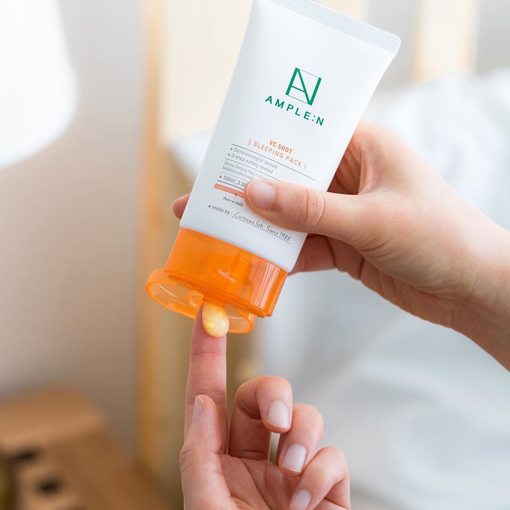 Jual AMPLE:N VC Shot Sleeping Pack 100ml | Shopee Indonesia