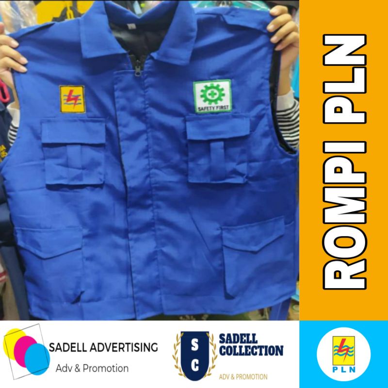 Jual Rompi PLN Rompi Safety PLN Biru | Shopee Indonesia