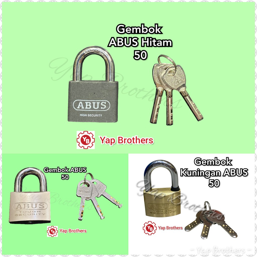 Gembok ABUS 50 | Shopee Indonesia