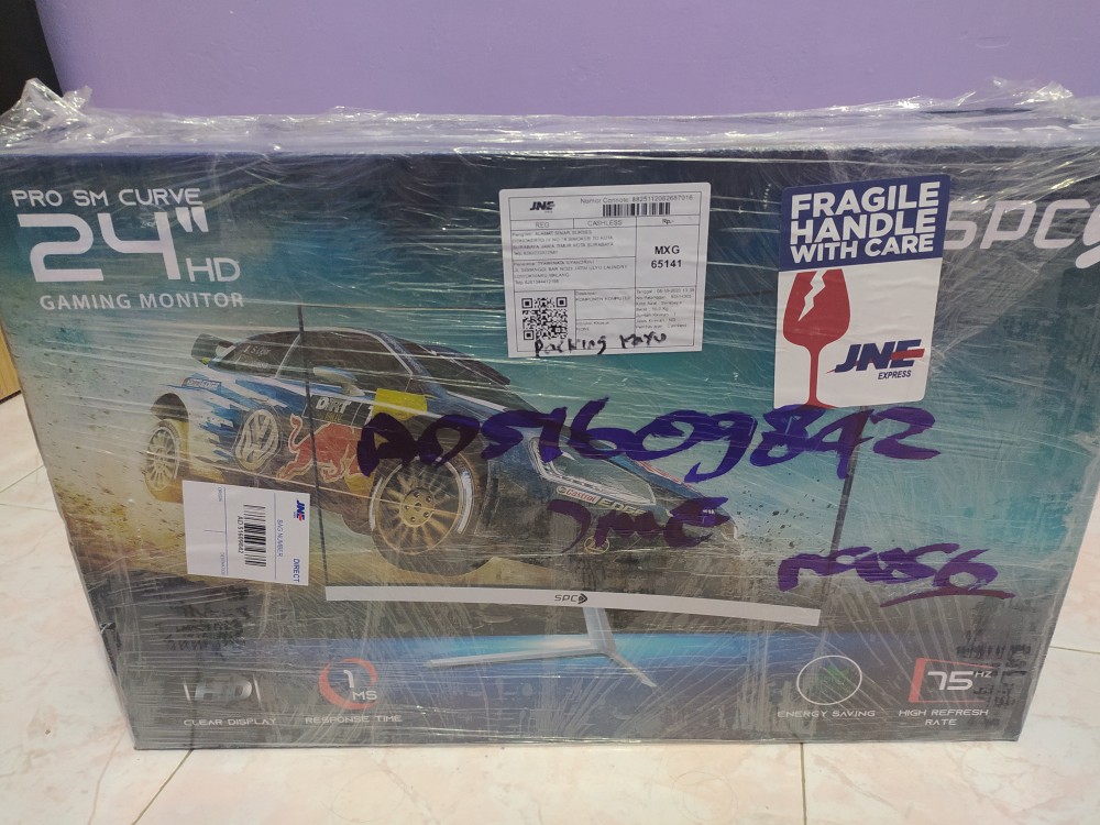 GAMING MONITOR SPC CURVED PRO24HD FULL HD VA PANEL AMD FREESYNC MURAH ...